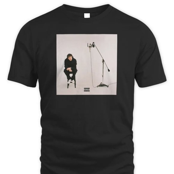 Jack Harlow | Shirts | Jack Harlow Black White Cotton Tshirt Picture Microphone Xxl | Poshmark